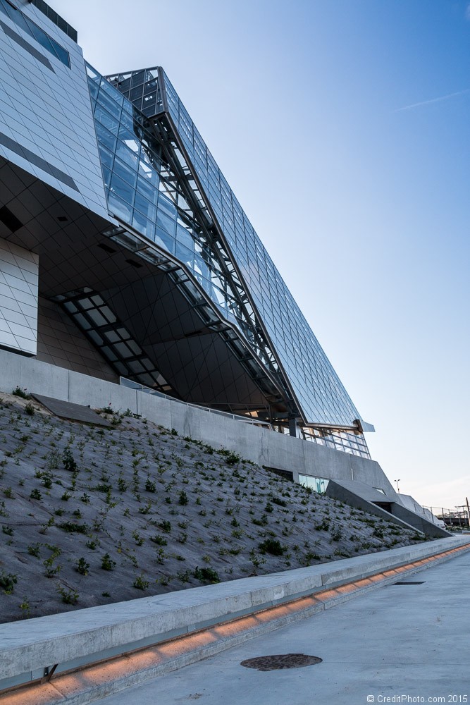 détail du musée des confluences Lyon