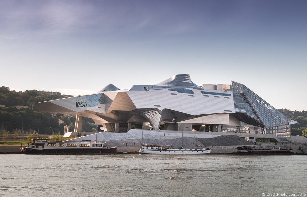 Musée des Confluences, façade Est