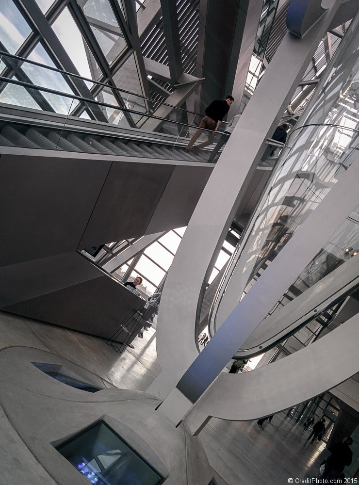 Les intérieurs du Musée des confluences Lyon