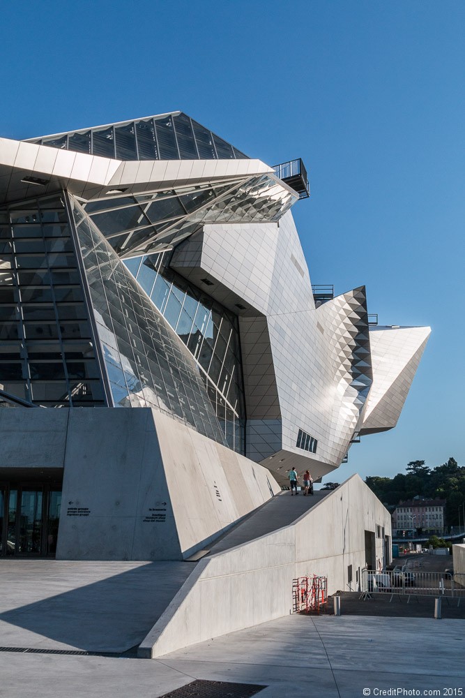 Musée des Confluences Lyon, façade Ouest